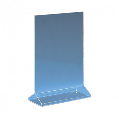 Top Load T-Frame Acrylic Sign Holder - Sightline Display