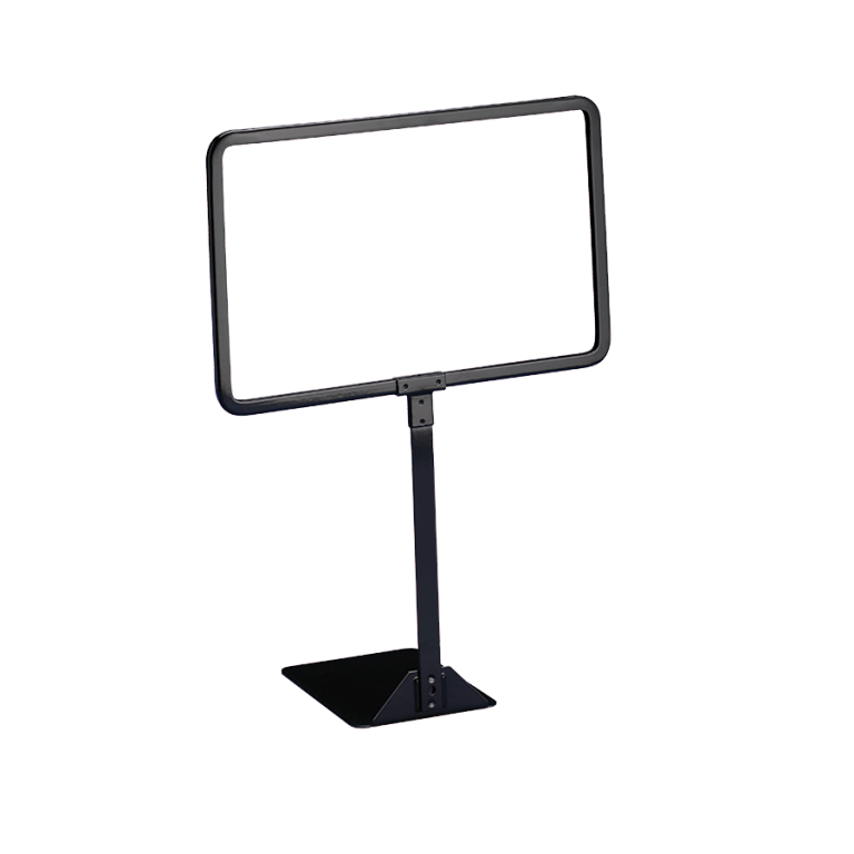Fixed Stem Sign Frame - Sightline Display
